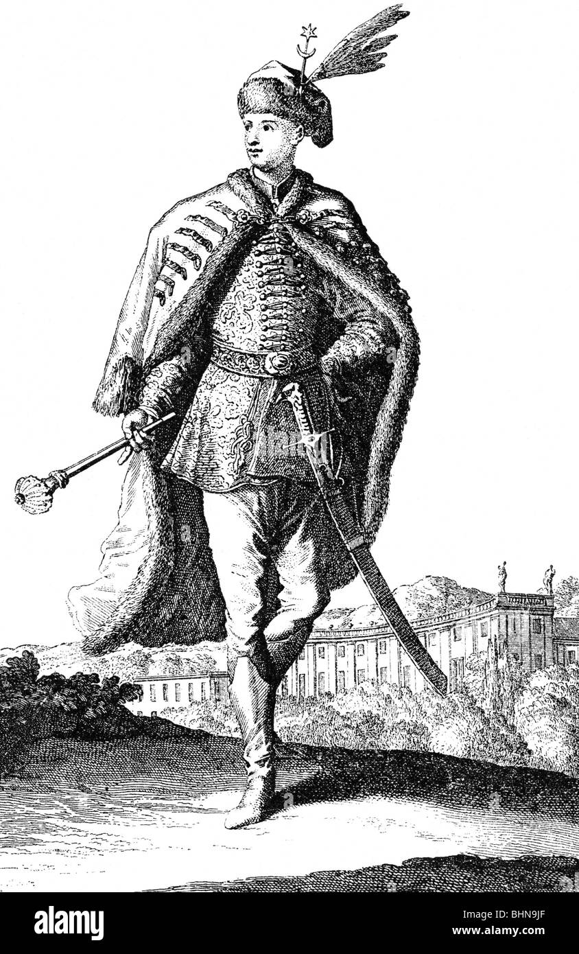 geography / travel, Hungary, people, noble man in national costume ...
