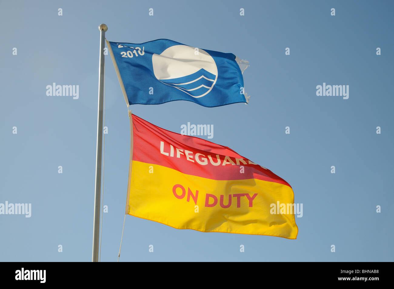 Lifeguard flag hi-res stock photography and images - Alamy