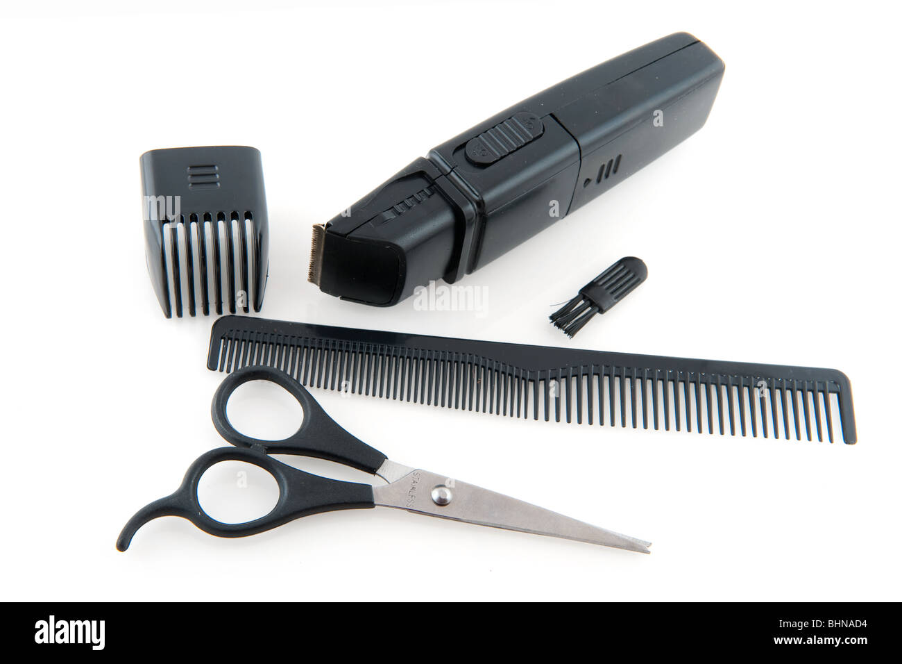 Hair dressing equipment Cut Out Stock Images & Pictures - Alamy