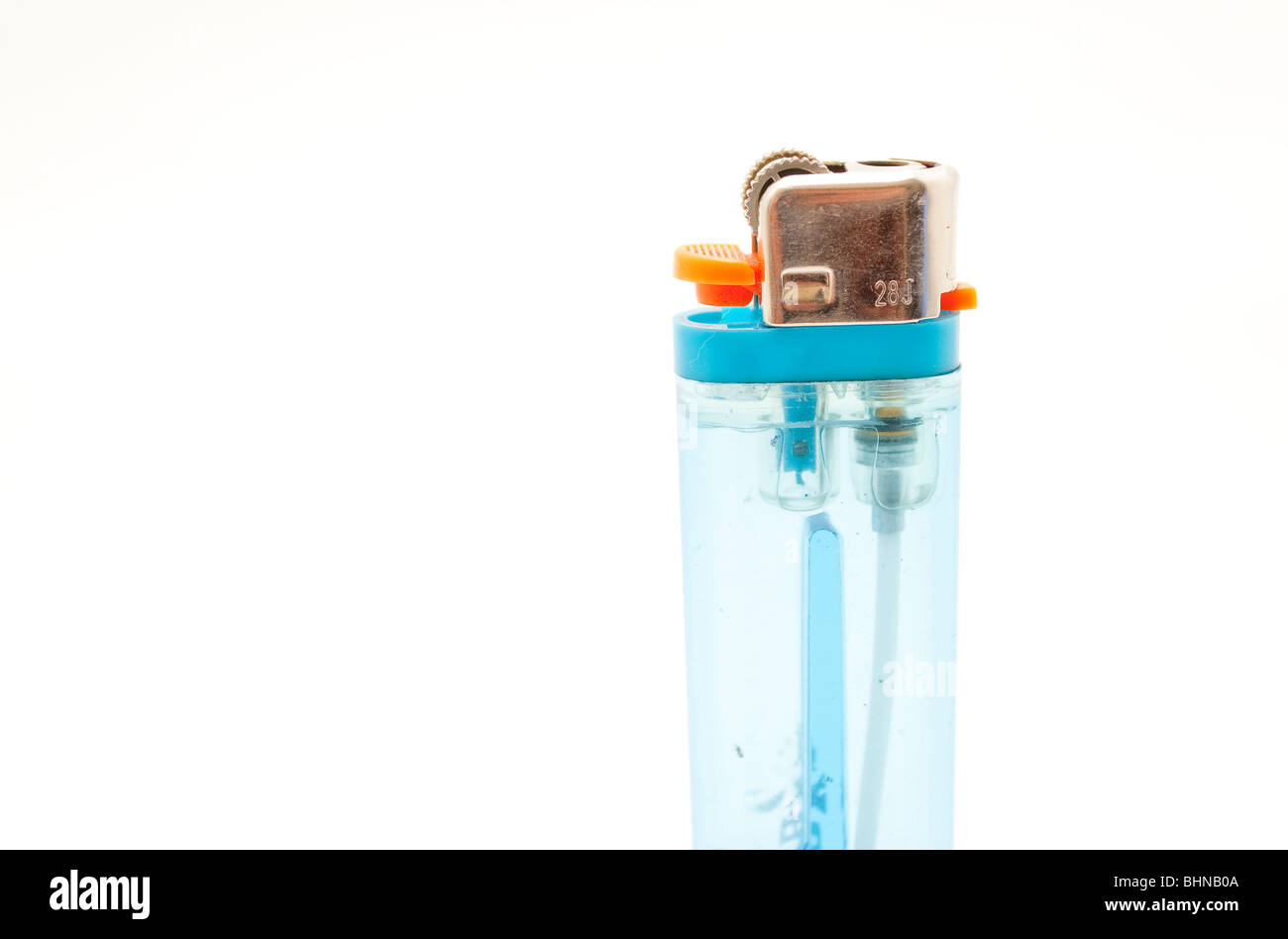 isolated blue plastic lighter Stock Photo - Alamy