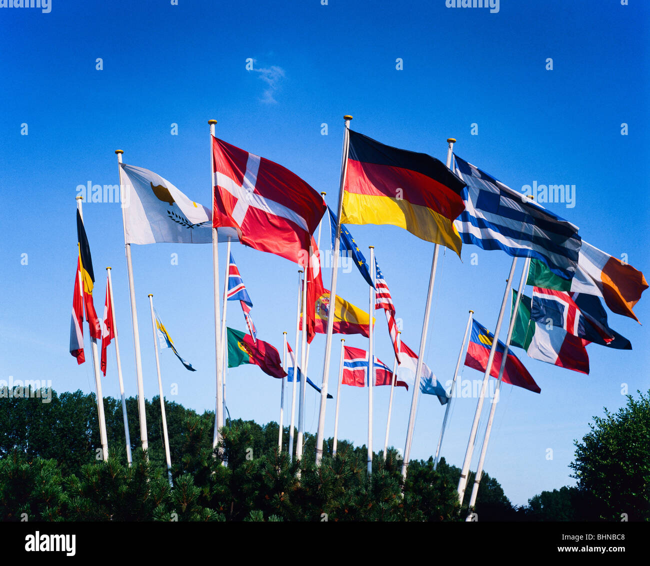 European flags hi-res stock photography and images - Alamy