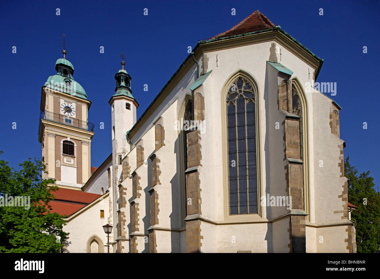 Cathedral maribor church st john baptist slovenia hi-res stock ...
