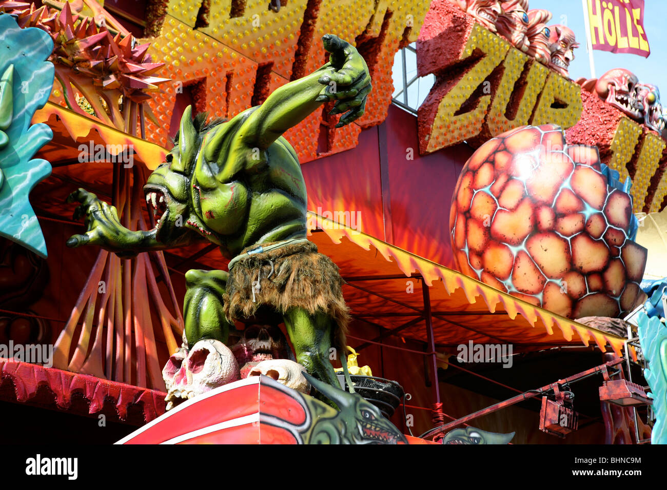 Haunted house at oktoberfest hi-res stock photography and images - Alamy