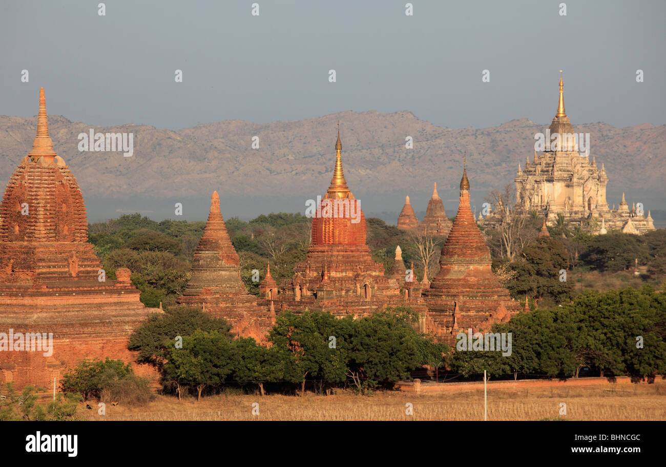 Myanmar, Burma, Bagan, temples, general aerial view Stock Photo - Alamy