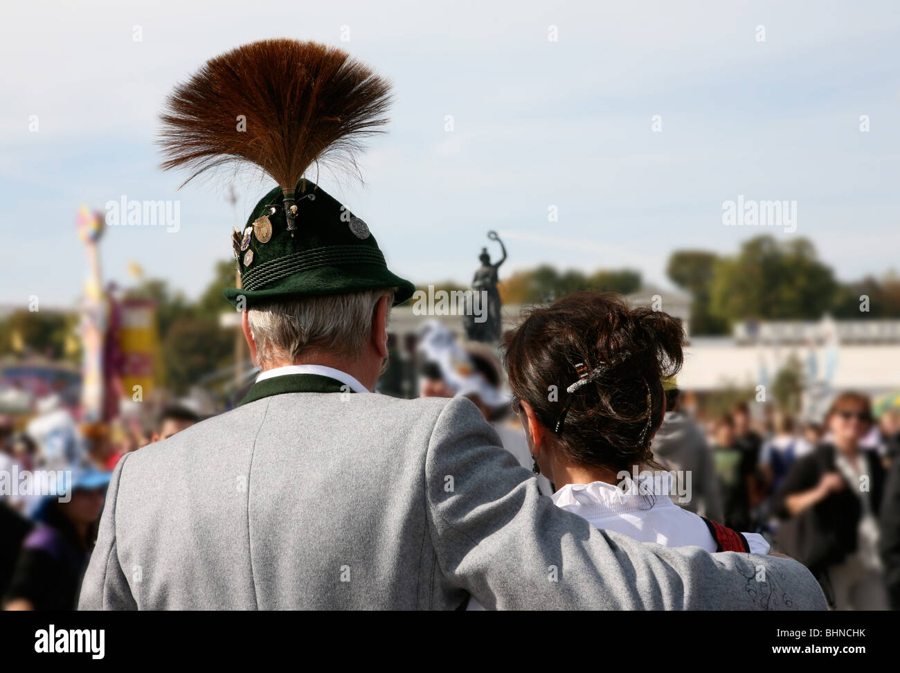 Bavarian traditional costume at Oktoberfest Stock Photo - Alamy
