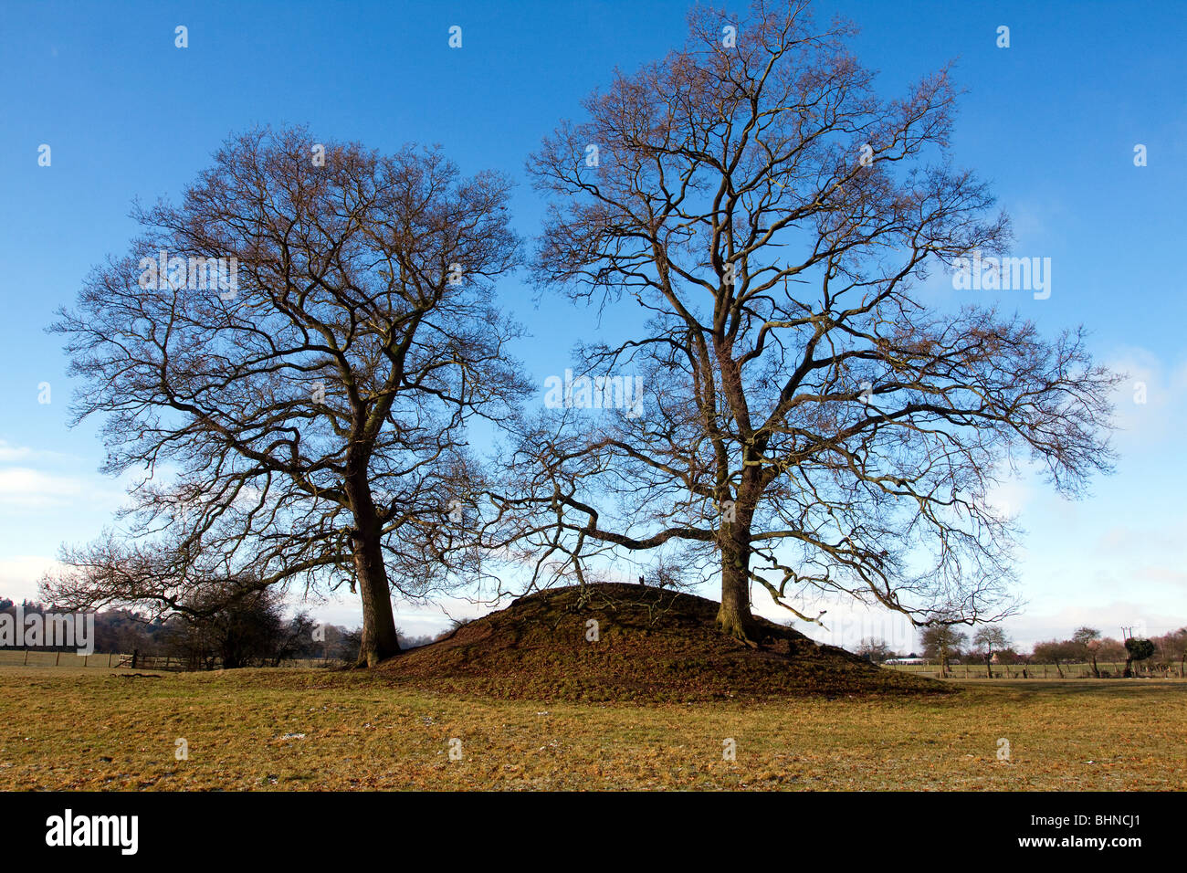 Castle Tump also known as Caractacus's Tomb in Burford Shropshire ...