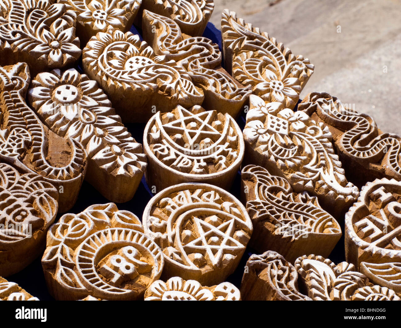 Indian block printing hi-res stock photography and images - Alamy