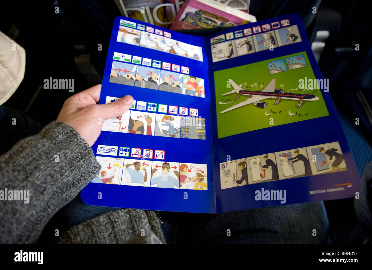 Safety instructions card hi-res stock photography and images - Alamy