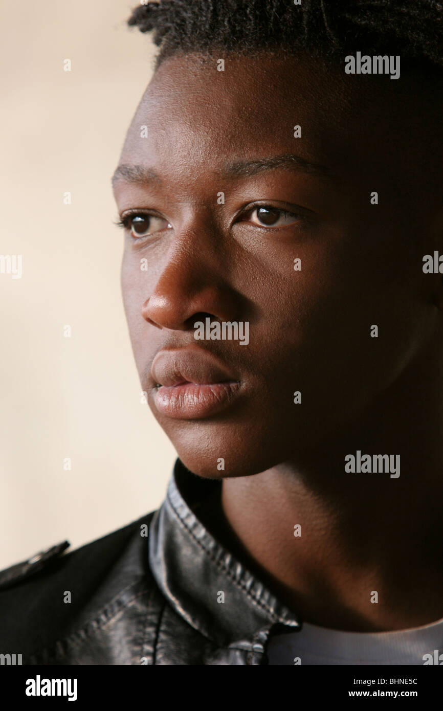 Young Male model on photoshoot near Clydeside, Glasgow Stock Photo - Alamy