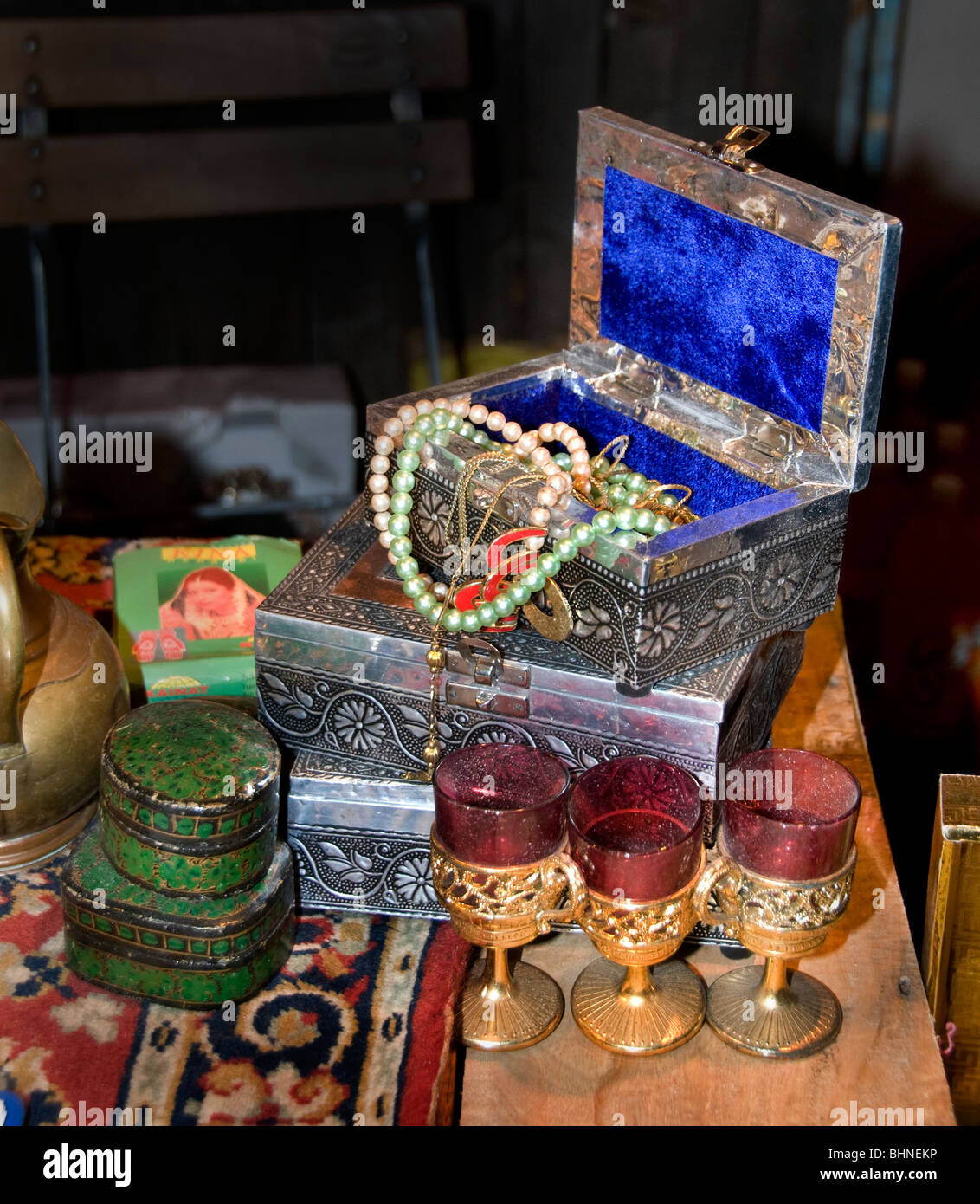 mixture of Arab Arabian Flea Bazaar Souk Food market Turkey Jordan ...