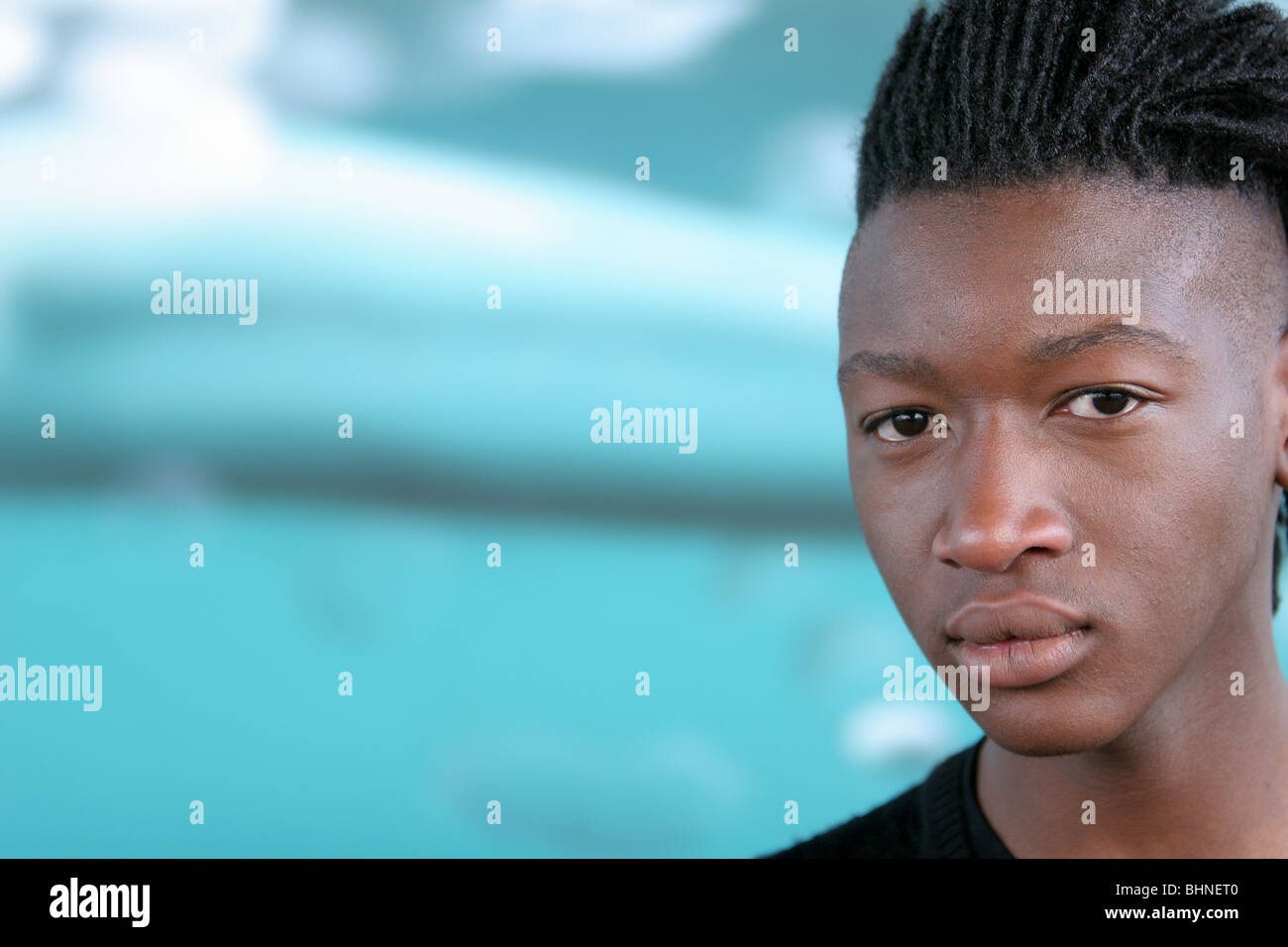 Young Male model on photoshoot near Clydeside, Glasgow Stock Photo - Alamy