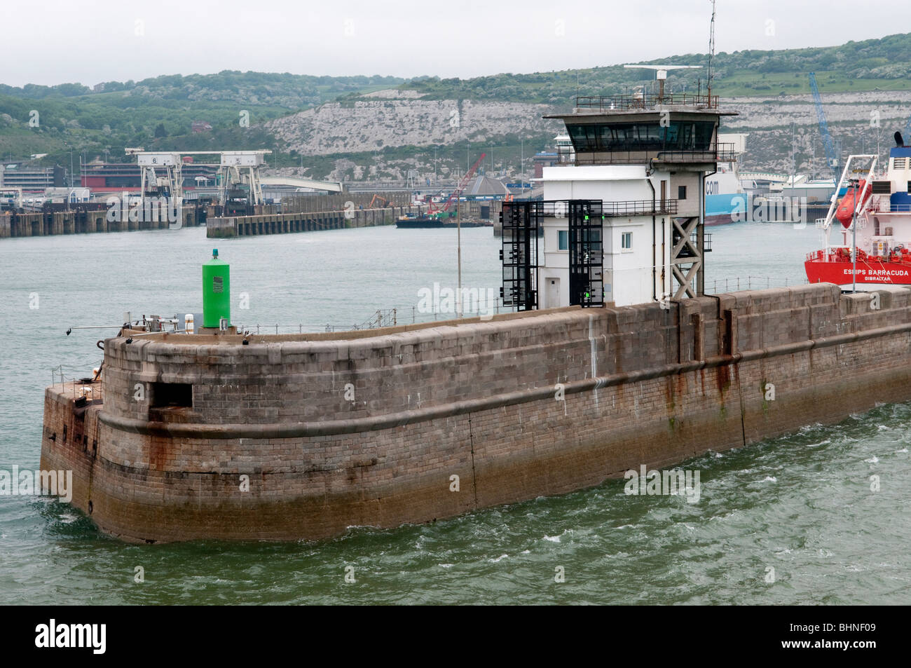 Dover harbour wall hi-res stock photography and images - Alamy