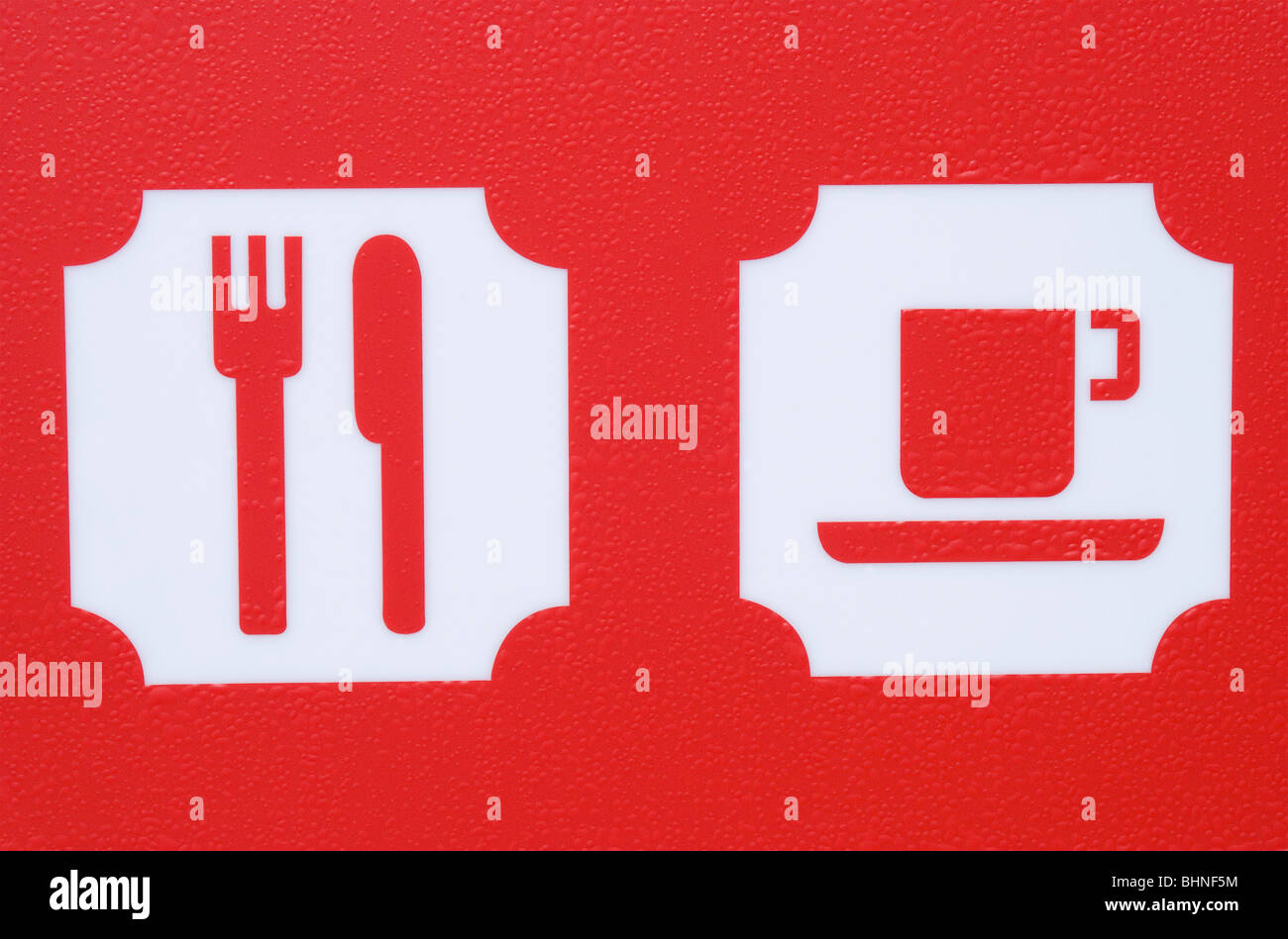 eat and drink bar restaurant sign Stock Photo - Alamy