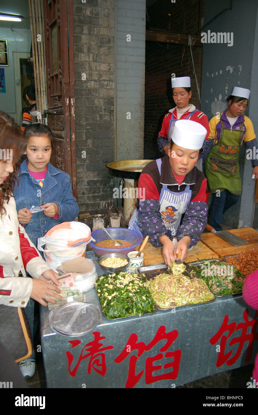 Local chinese people in Xi'An, CHINA Stock Photo - Alamy