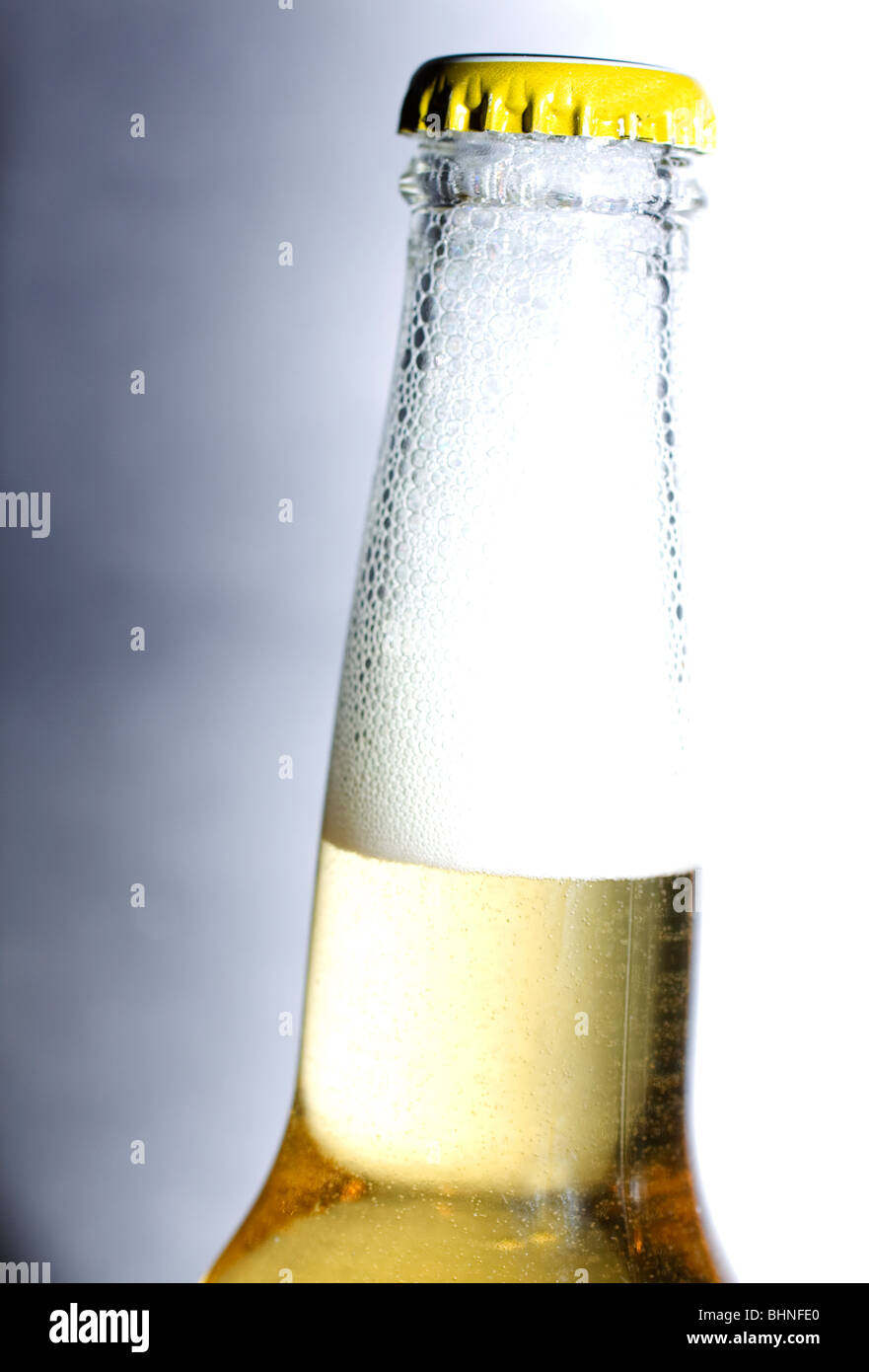 The Top of a beer bottle Stock Photo - Alamy