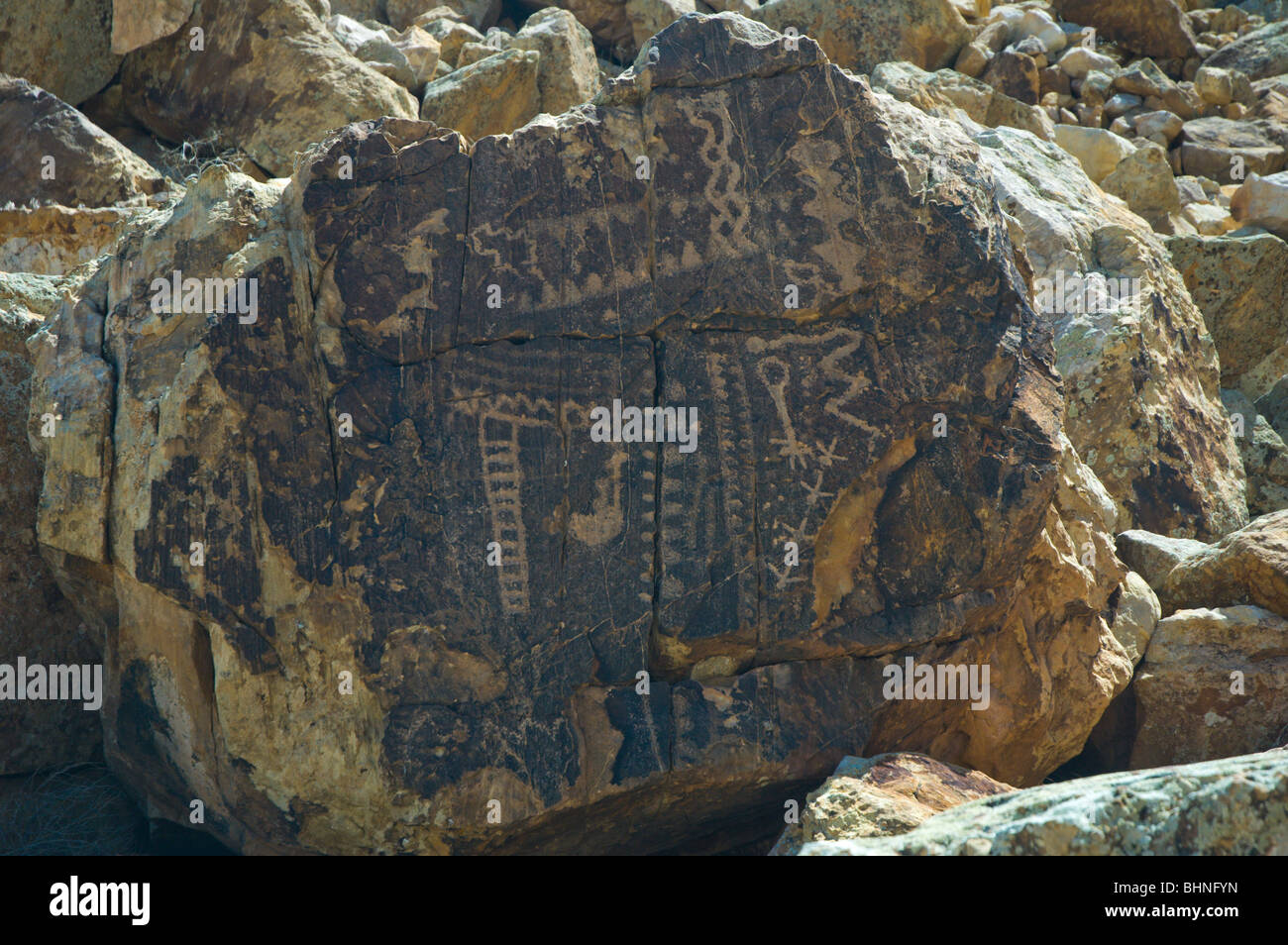 Ancient fremont people petroglyphs hi-res stock photography and images ...