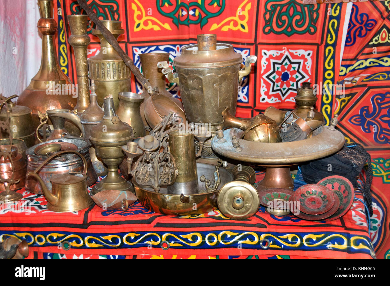 mixture of Arab Arabian Flea Bazaar Souk Food market Turkey Jordan ...