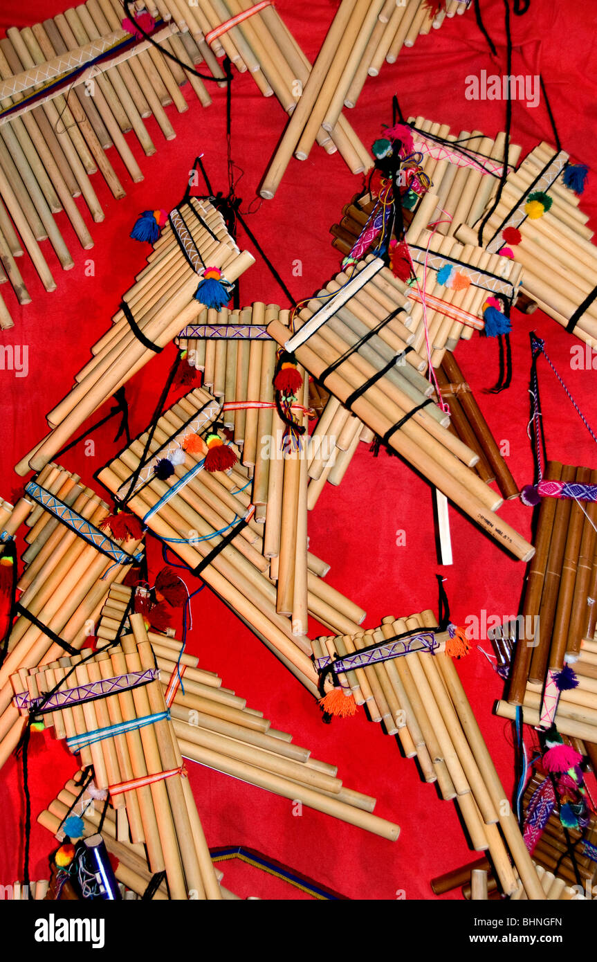 Peruvian pan pipes hi-res stock photography and images - Alamy