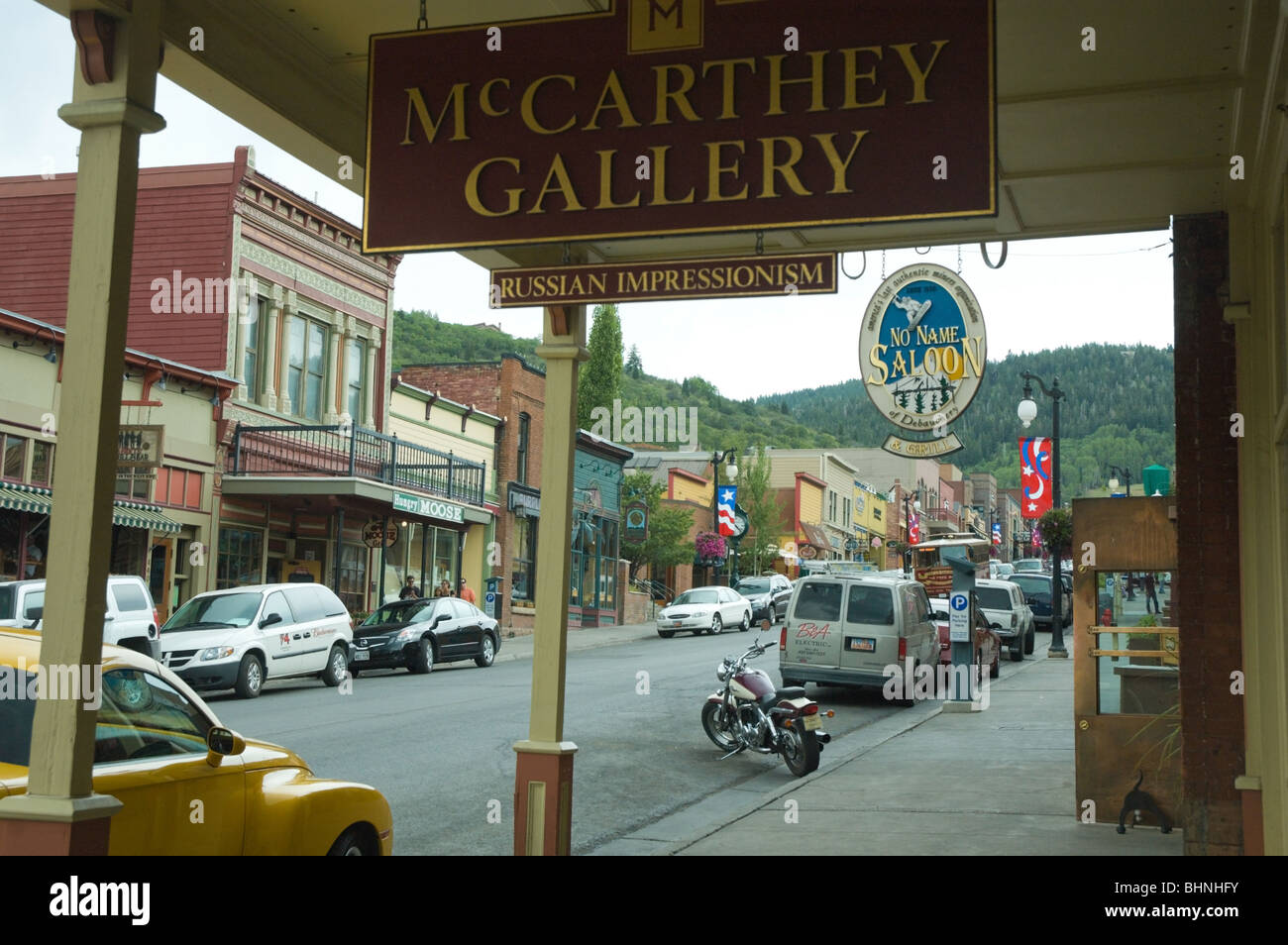 Main Street, Park City, Utah Stock Photo - Alamy