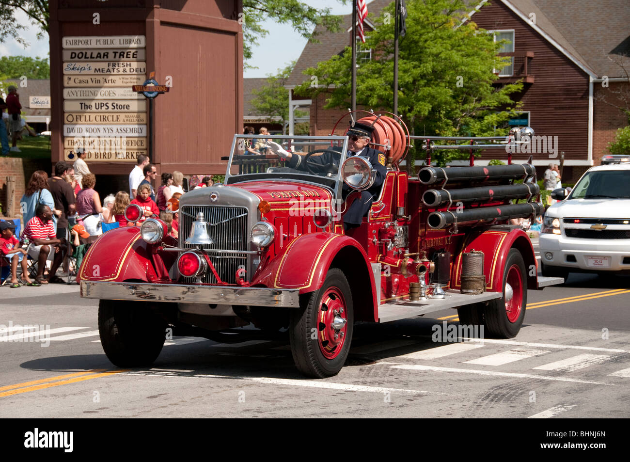 Small town USA Independence Day parade Stock Photo - Alamy