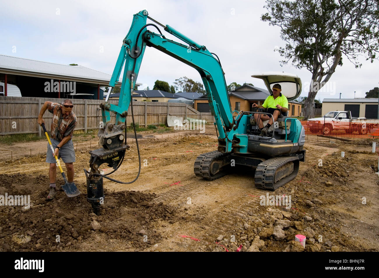 foundation work on home construction Stock Photo - Alamy