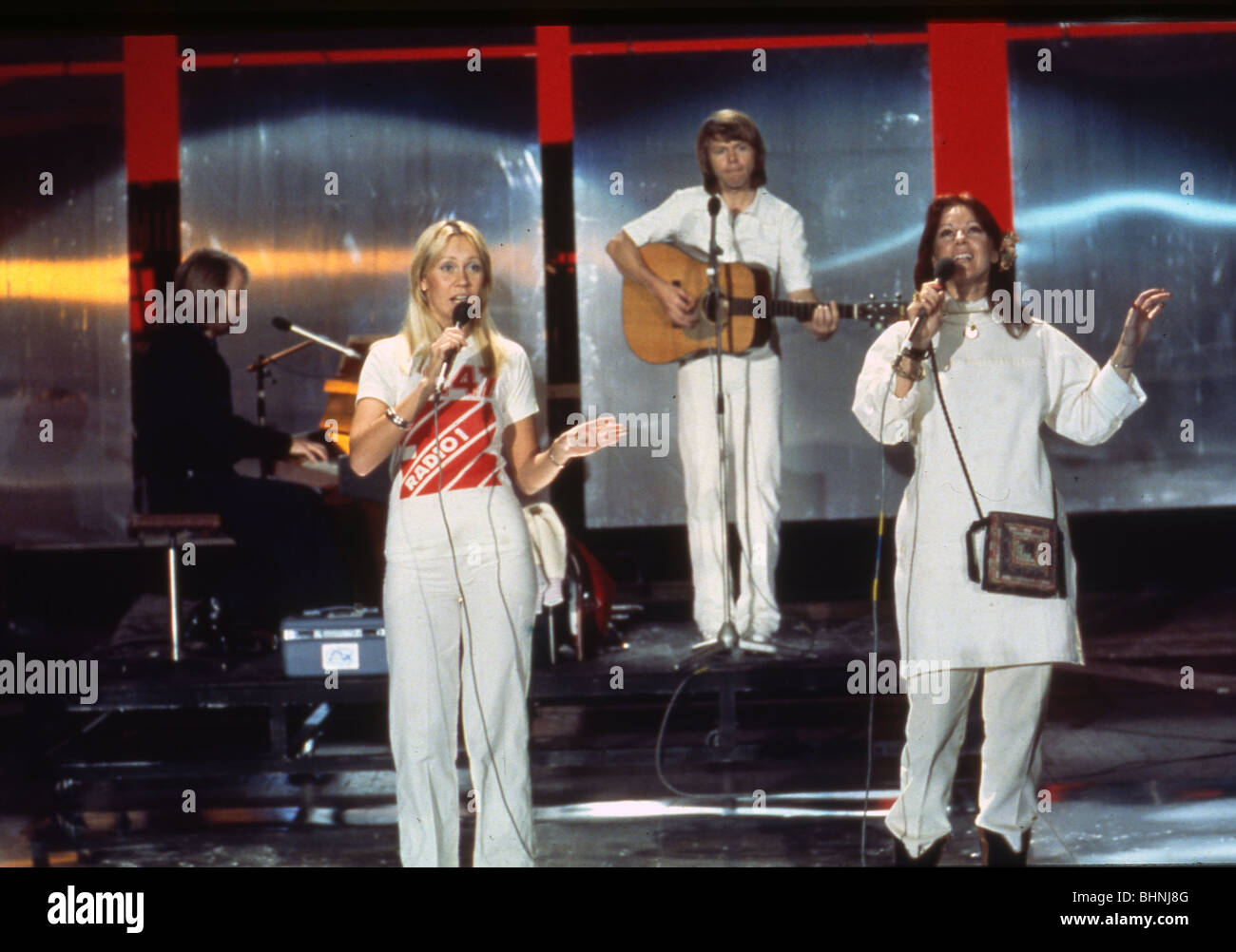 ABBA - Swedish pop group from l: Bjorn, Agnetha, Benny and Frida Stock ...