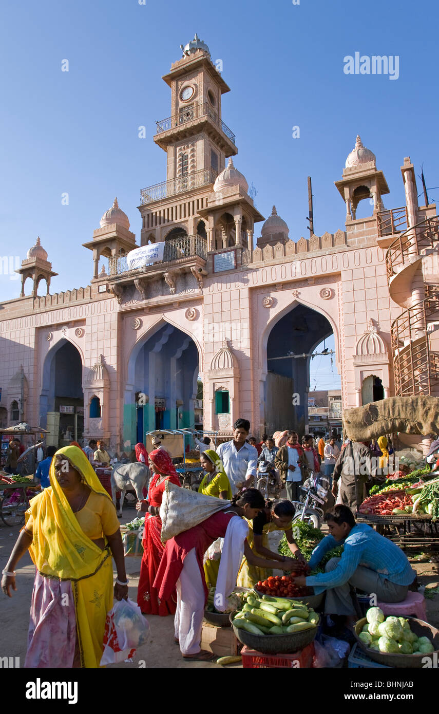 Street market. Nagaur. Rajasthan. India Stock Photo - Alamy