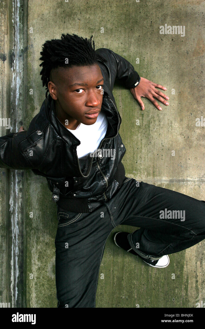 Young Male model on photoshoot near Clydeside, Glasgow Stock Photo - Alamy