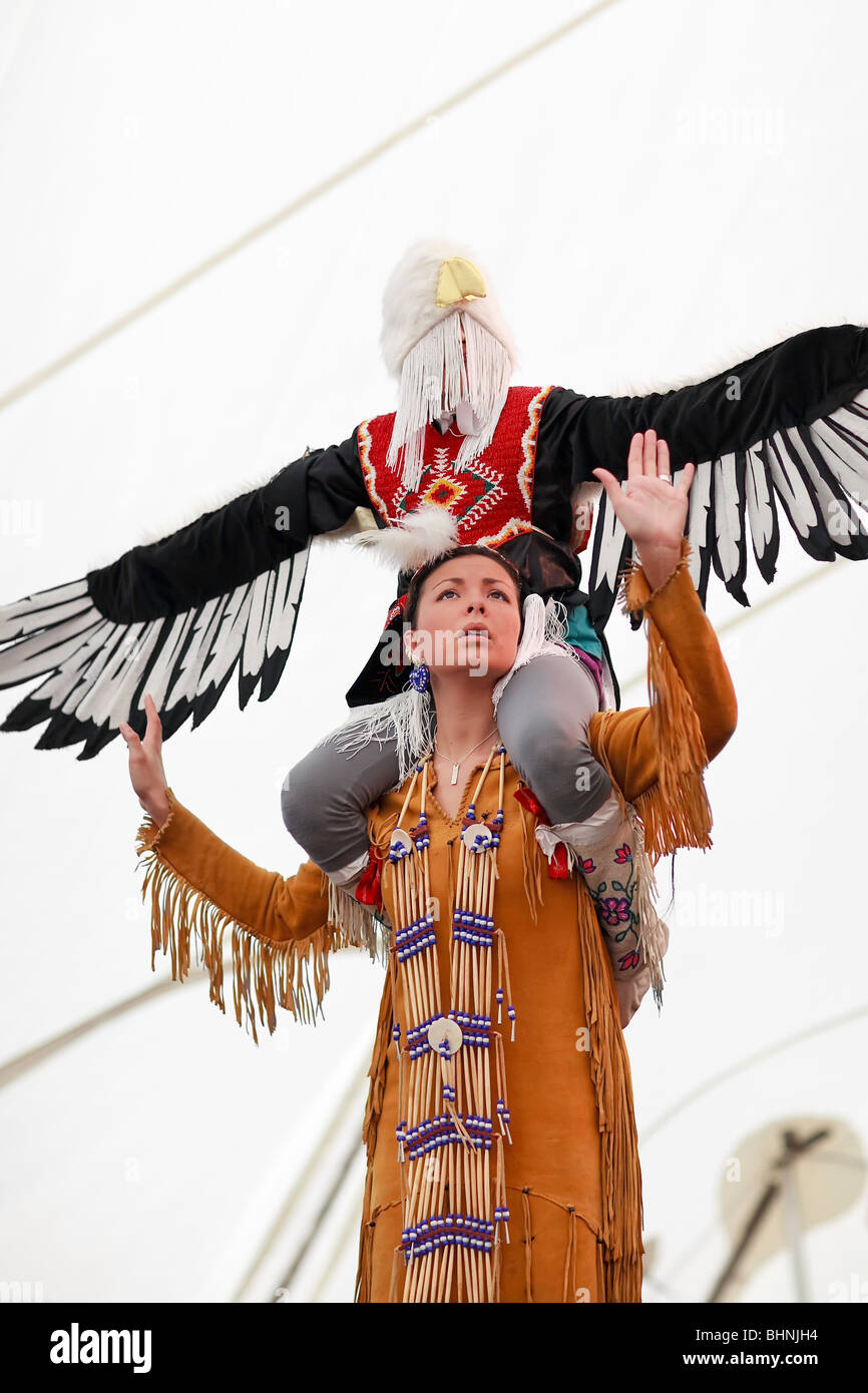 First Nations dancers, Festival du Voyageur, Winnipeg, Manitoba Canada ...