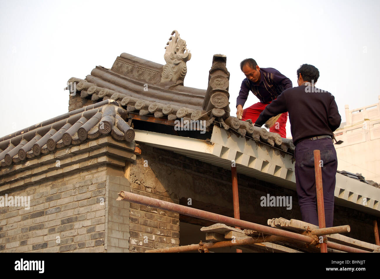 Local chinese people in Xi'An, CHINA Stock Photo - Alamy