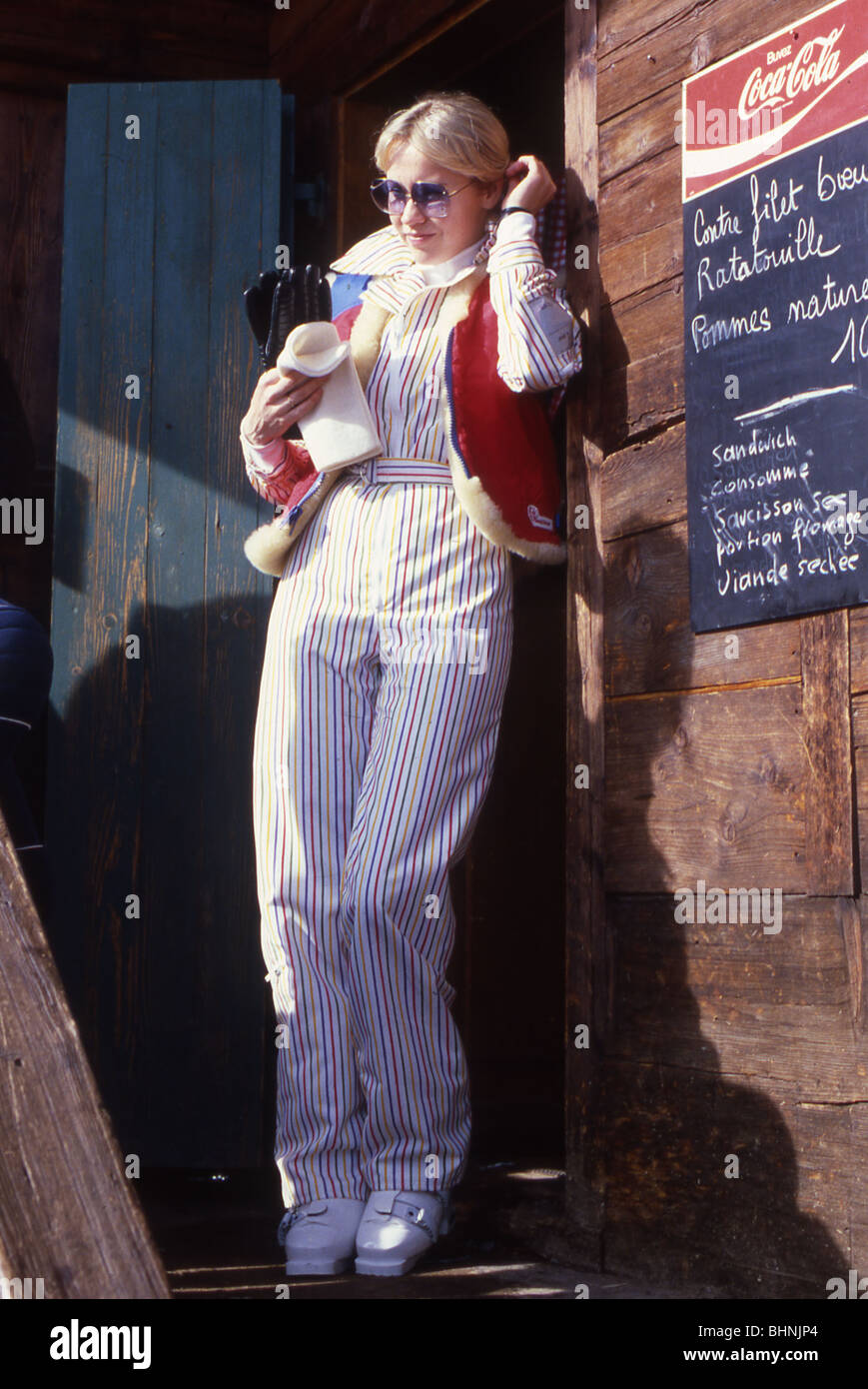 ABBA - Agnetha in Switzerland in March 1979 where they made a Snow Time ...
