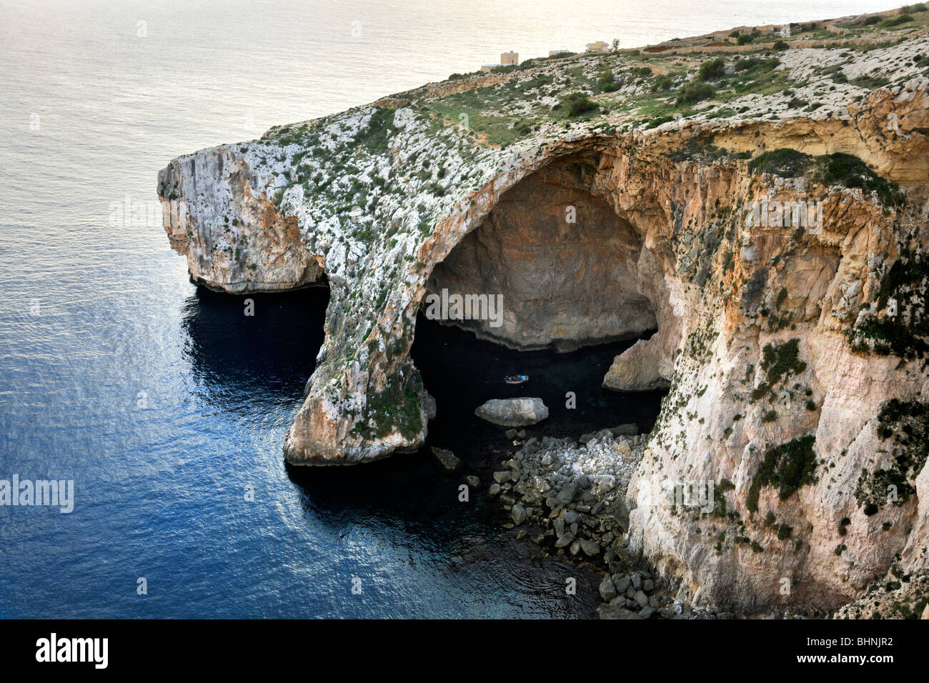 Blue Grotto, Malta Stock Photo - Alamy
