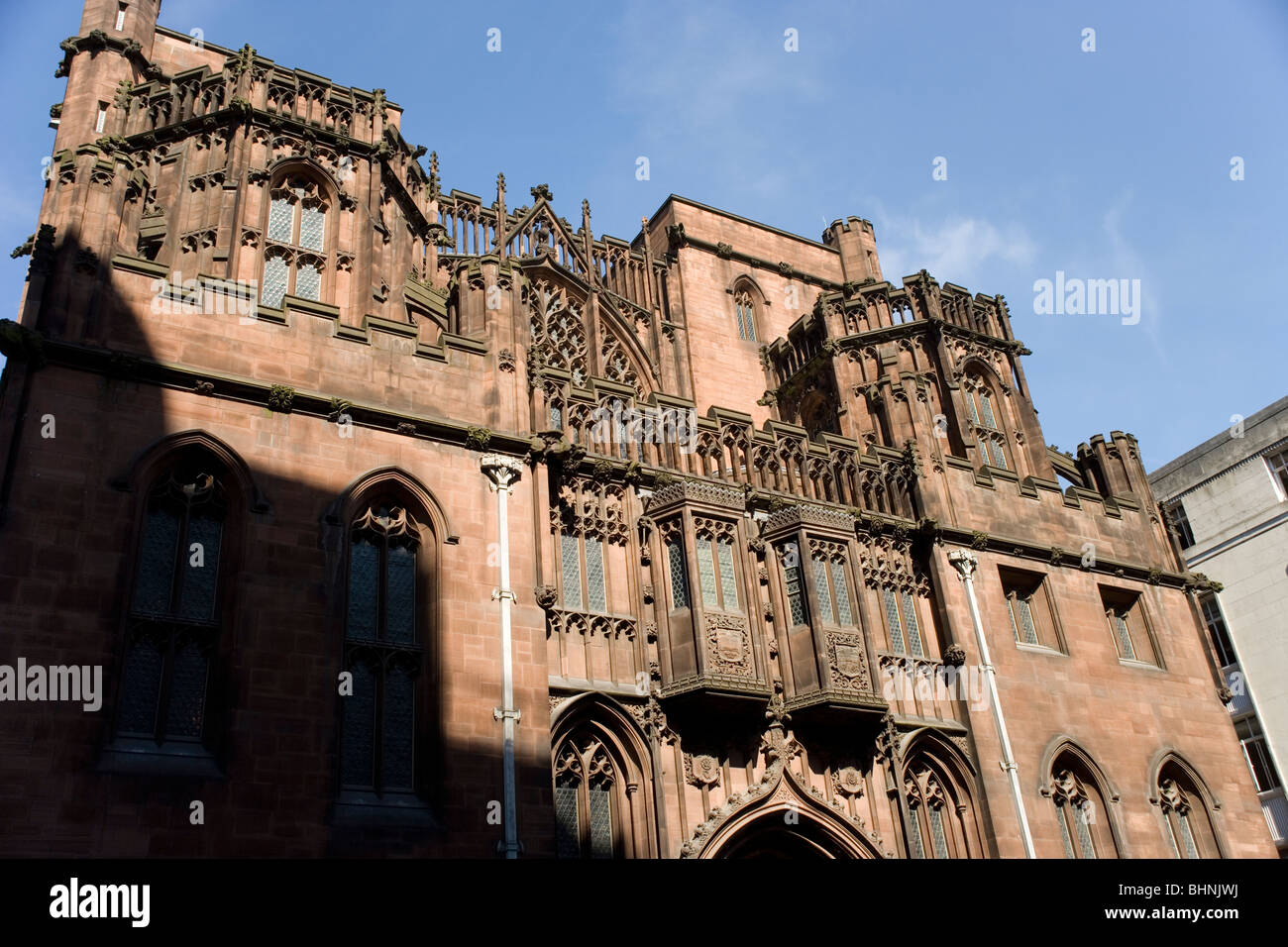 John Rylands Library on Deansgate in Manchester Stock Photo - Alamy