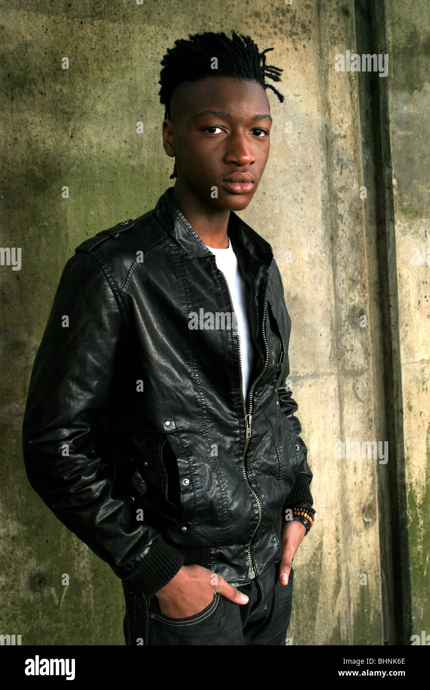 Young Male model on photoshoot near Clydeside, Glasgow Stock Photo - Alamy