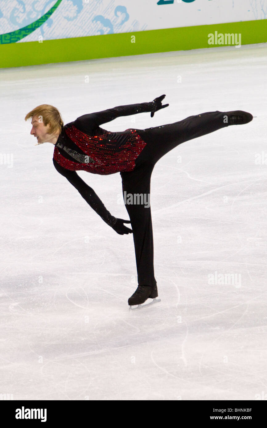 Evgeni Plushenko (RUS) competing in the Figure Skating Men's Free at ...