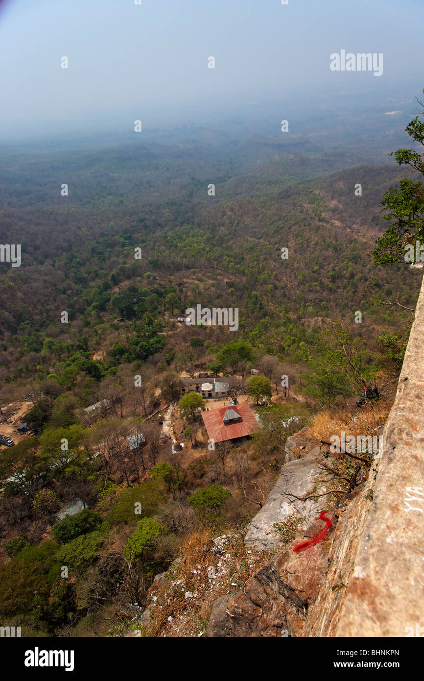 View from mount Popa in Myanmar Stock Photo - Alamy