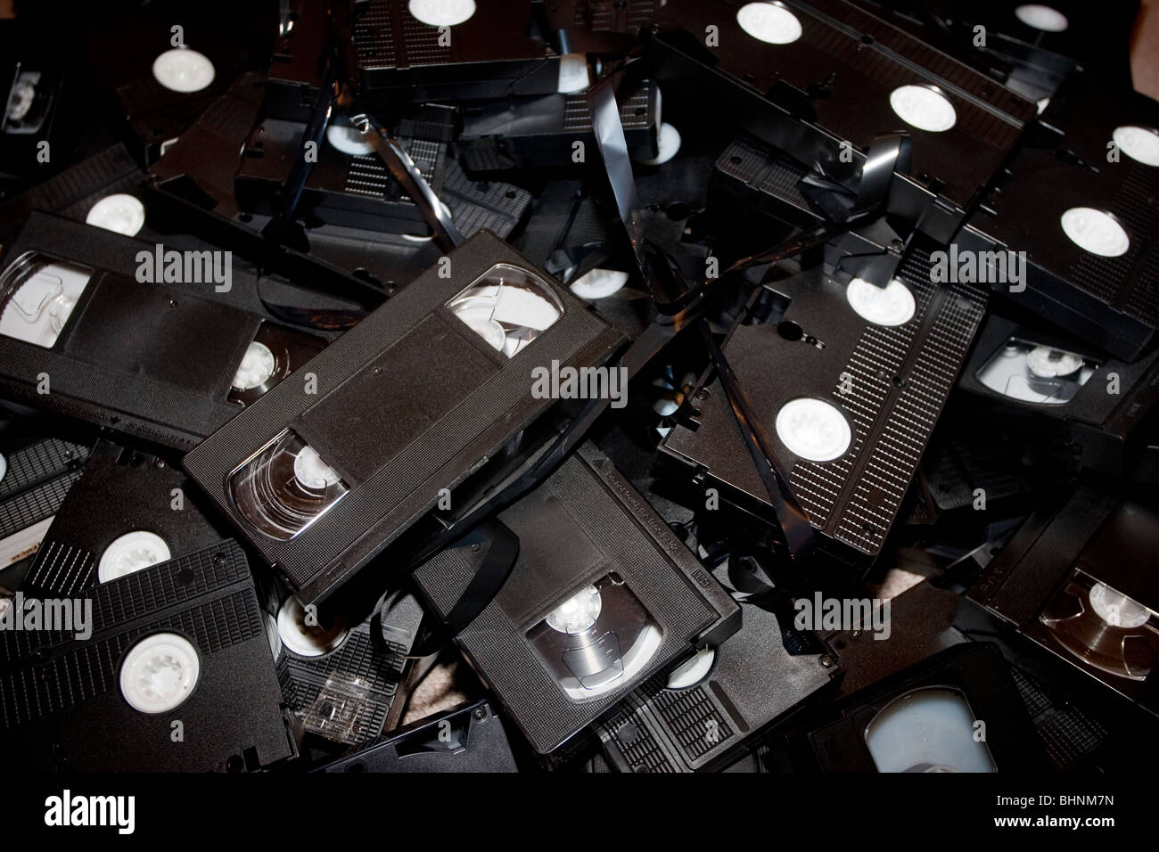 VHS Tapes old technology Stock Photo - Alamy