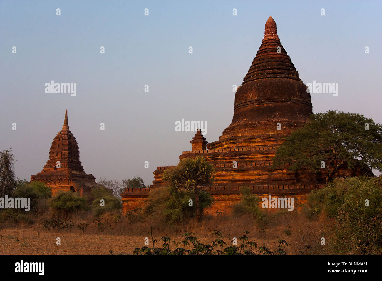 Ancient temples and ruins at Bagan in Myanmar Stock Photo - Alamy