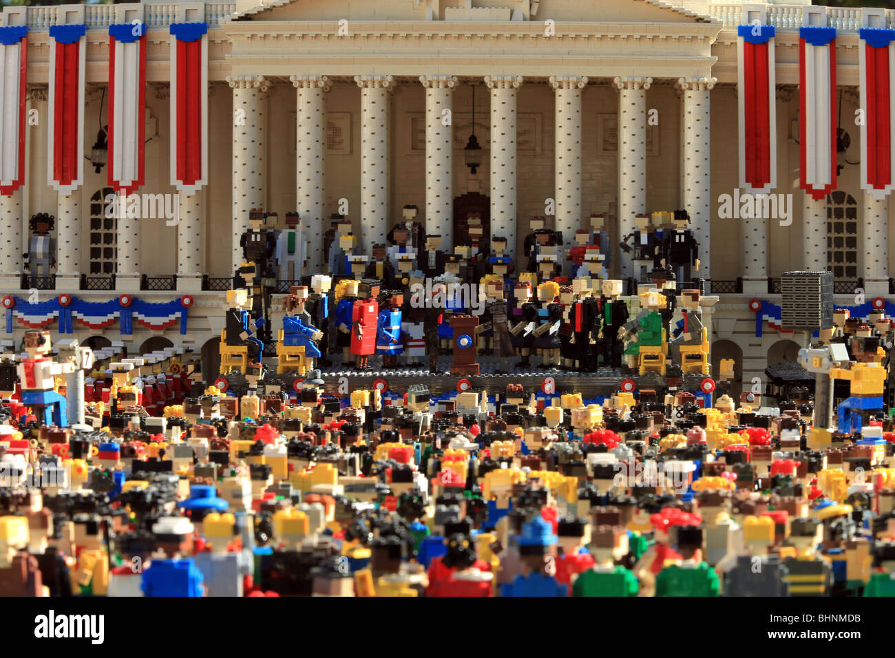 BARACK OBAMA LEGO 56TH U.S. PRESIDENTIAL INAUGURATION OF BARACK OBAMA ...