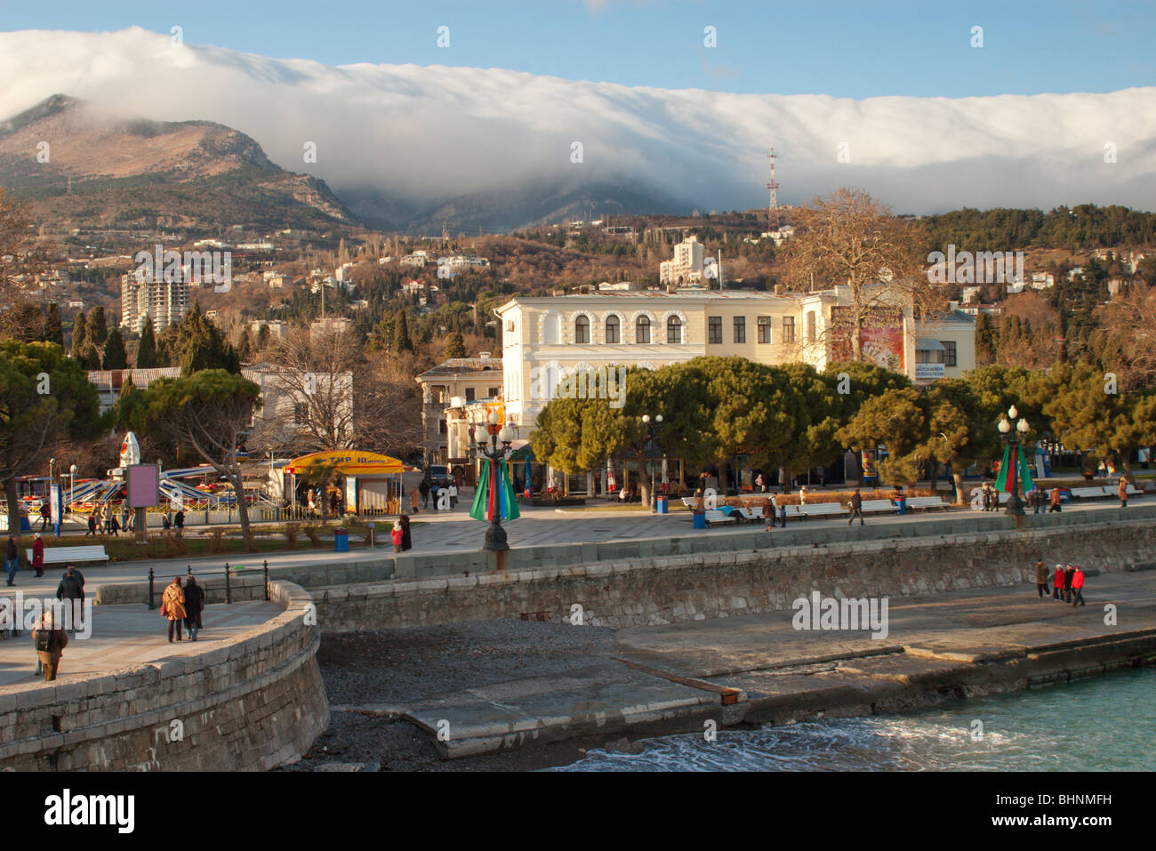 Cityscape of Yalta, Crimea, Ukraine Stock Photo - Alamy