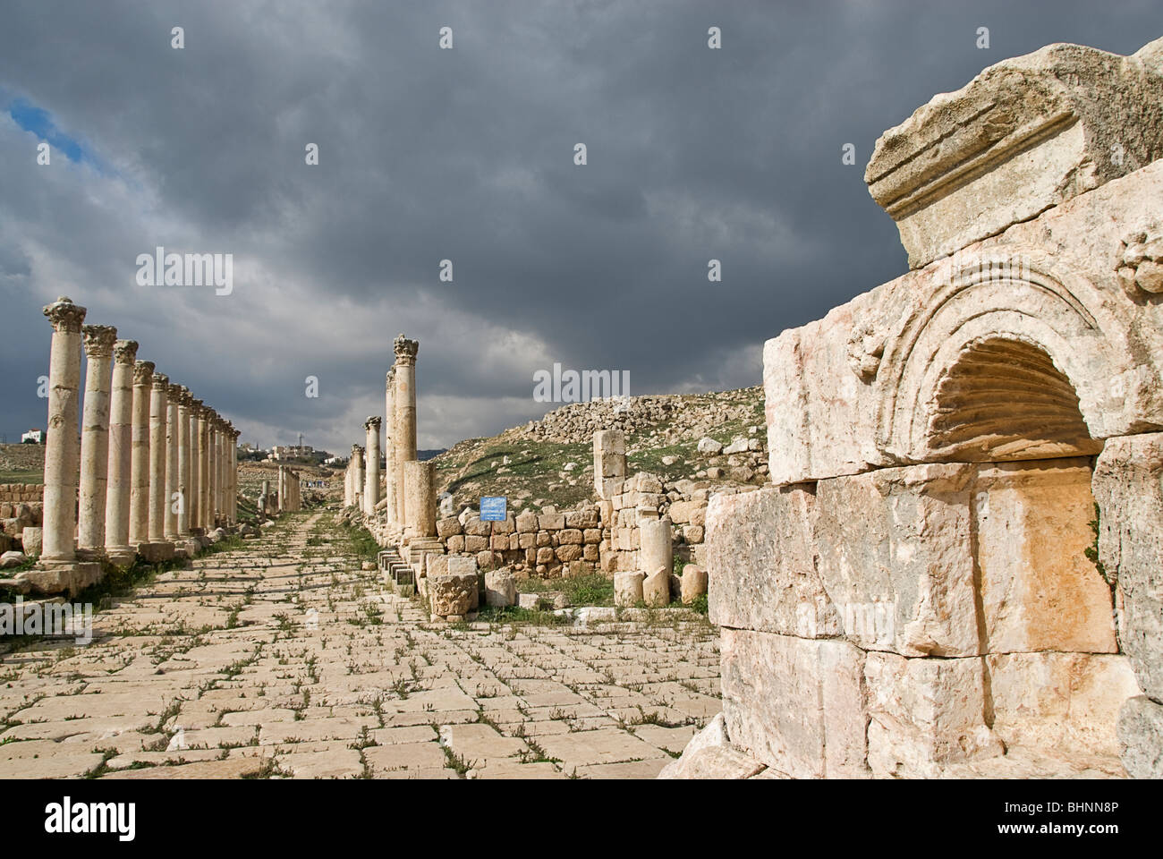 Roman ruins of Jerash, Jordan, Asia Stock Photo - Alamy