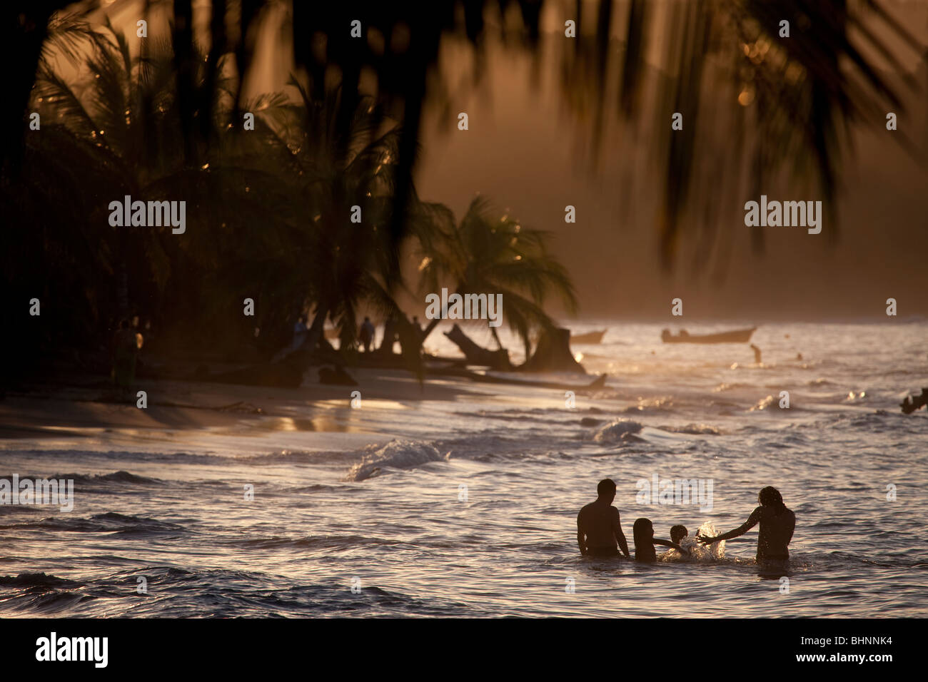 Sunset in Manzanillo, Costa Rica Stock Photo - Alamy