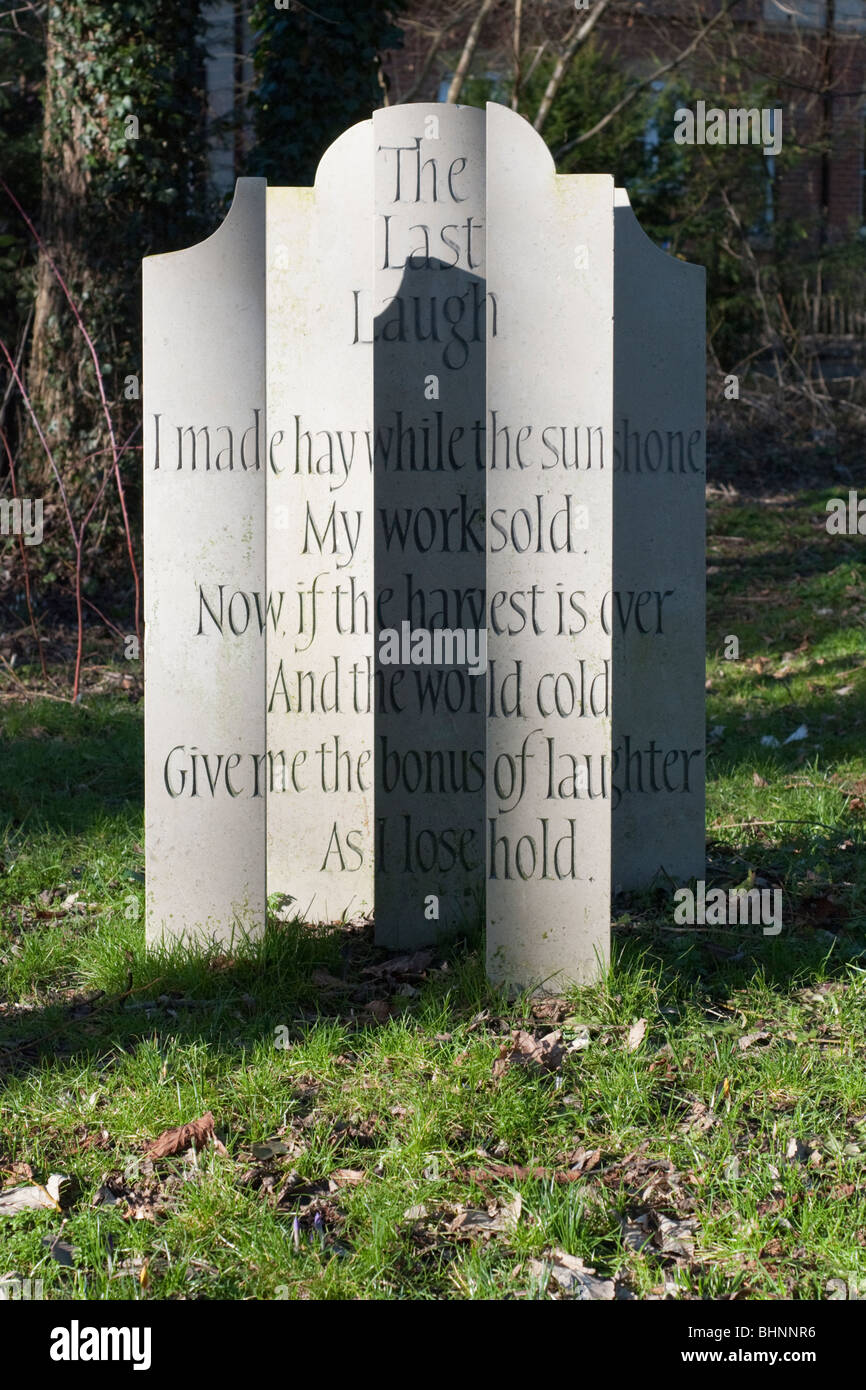 Wantage betjeman memorial parkplaque hi-res stock photography and ...