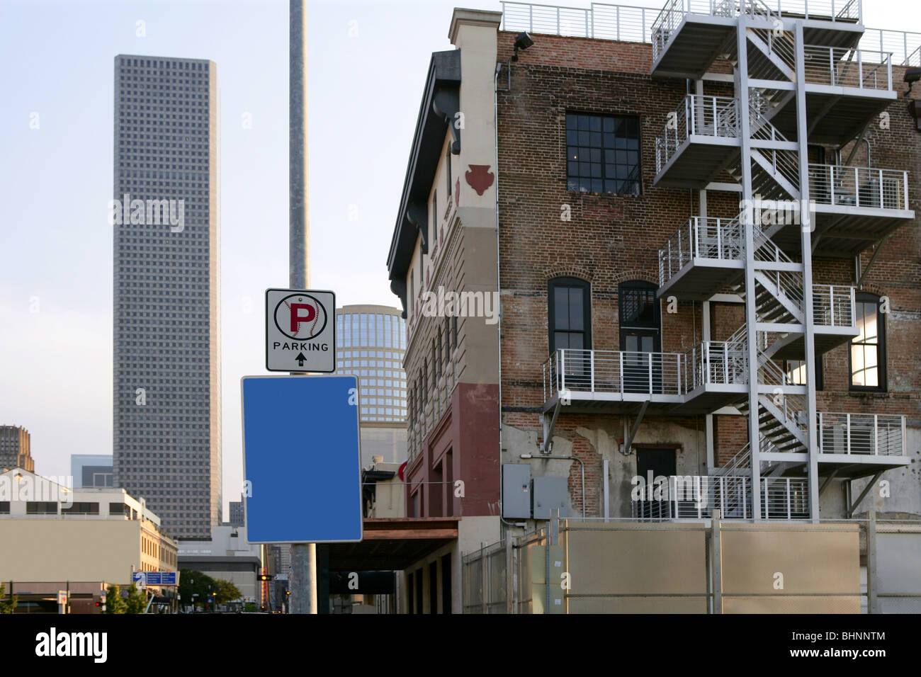 Houston City view from out town in Texas urban landscape Stock Photo ...