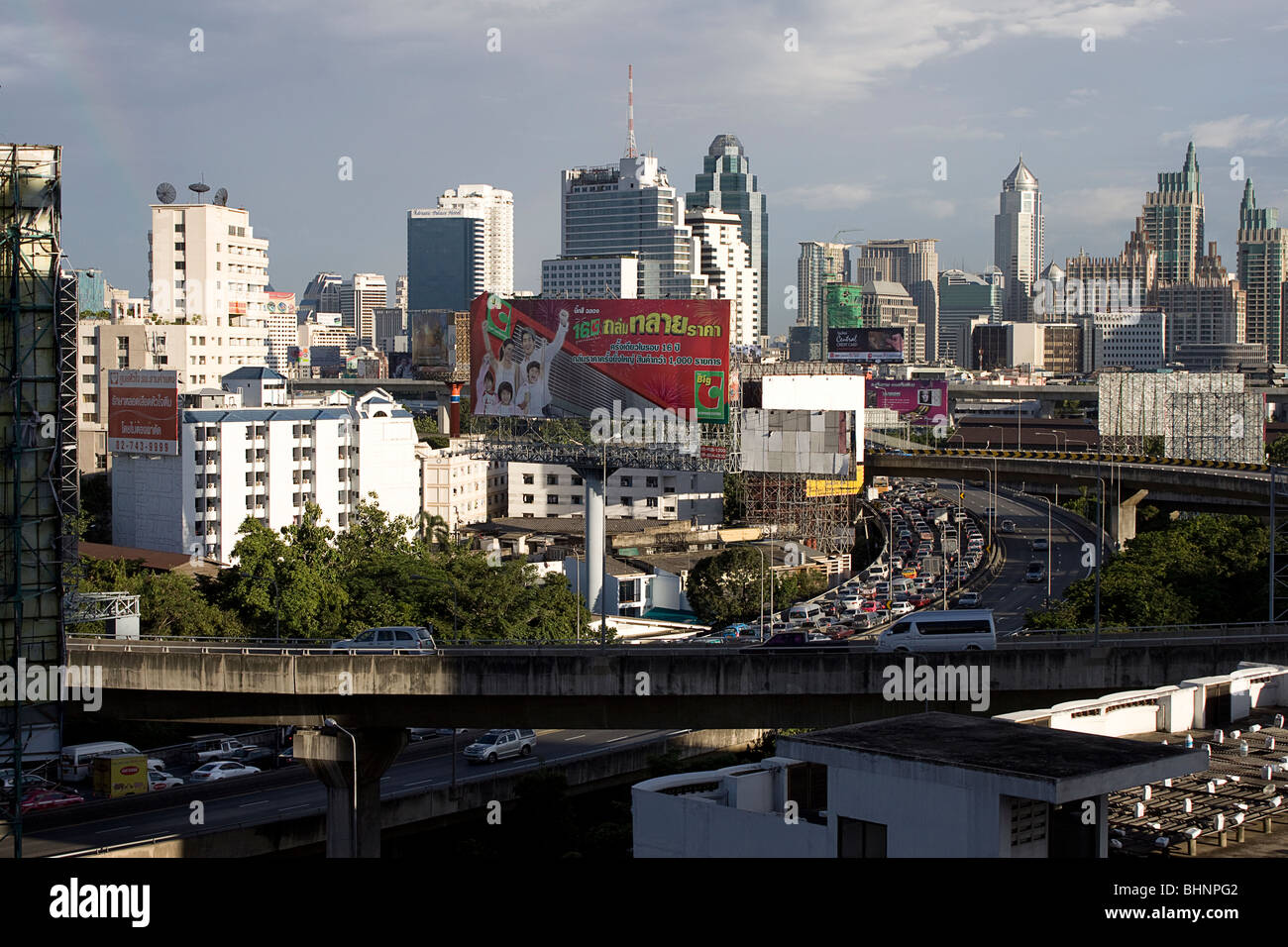 Victory Monument Area Bangkok Thailand Stock Photo - Alamy