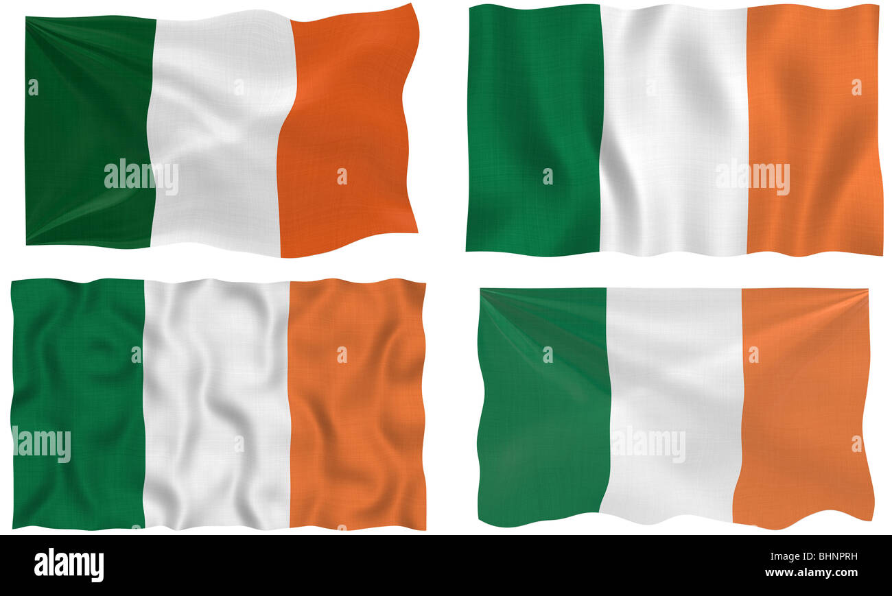 Great Image of the Flag of Ireland Stock Photo - Alamy