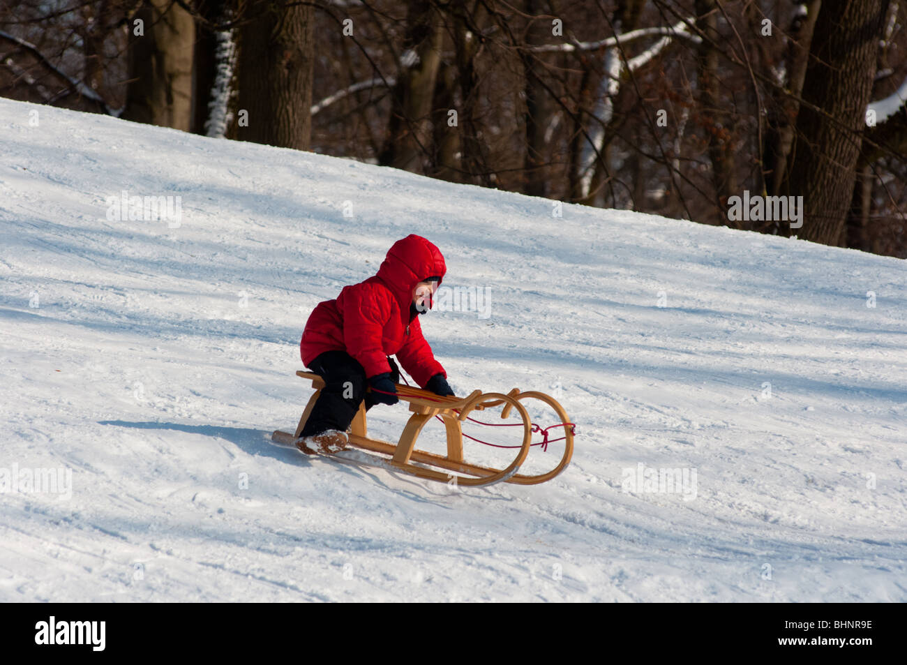 Sleigh sledge sledging sled hi-res stock photography and images - Alamy