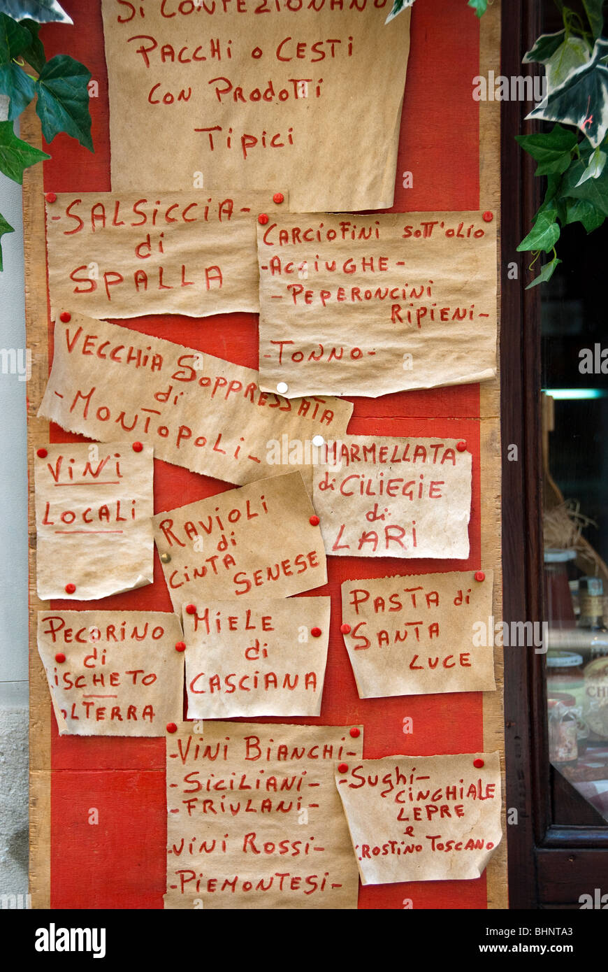 Typical menu hi-res stock photography and images - Alamy