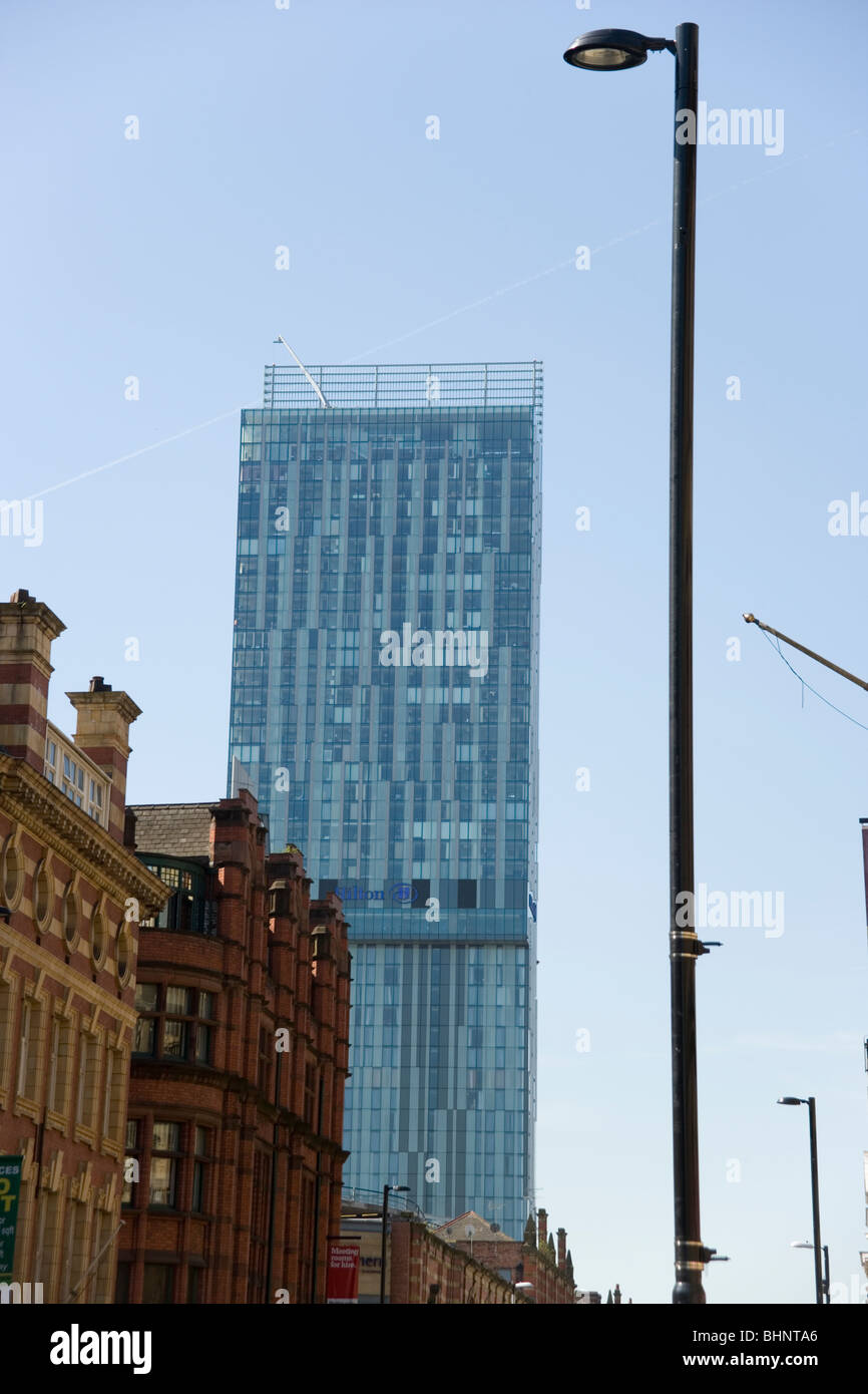 Beetham Tower from Deansgate, Manchester Stock Photo - Alamy