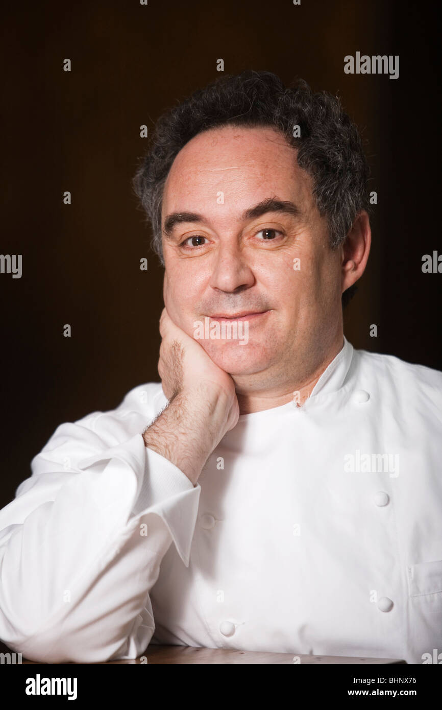 Celebrity chef Ferran Adria at his restaurant El Bulli in Cala Montjoi ...